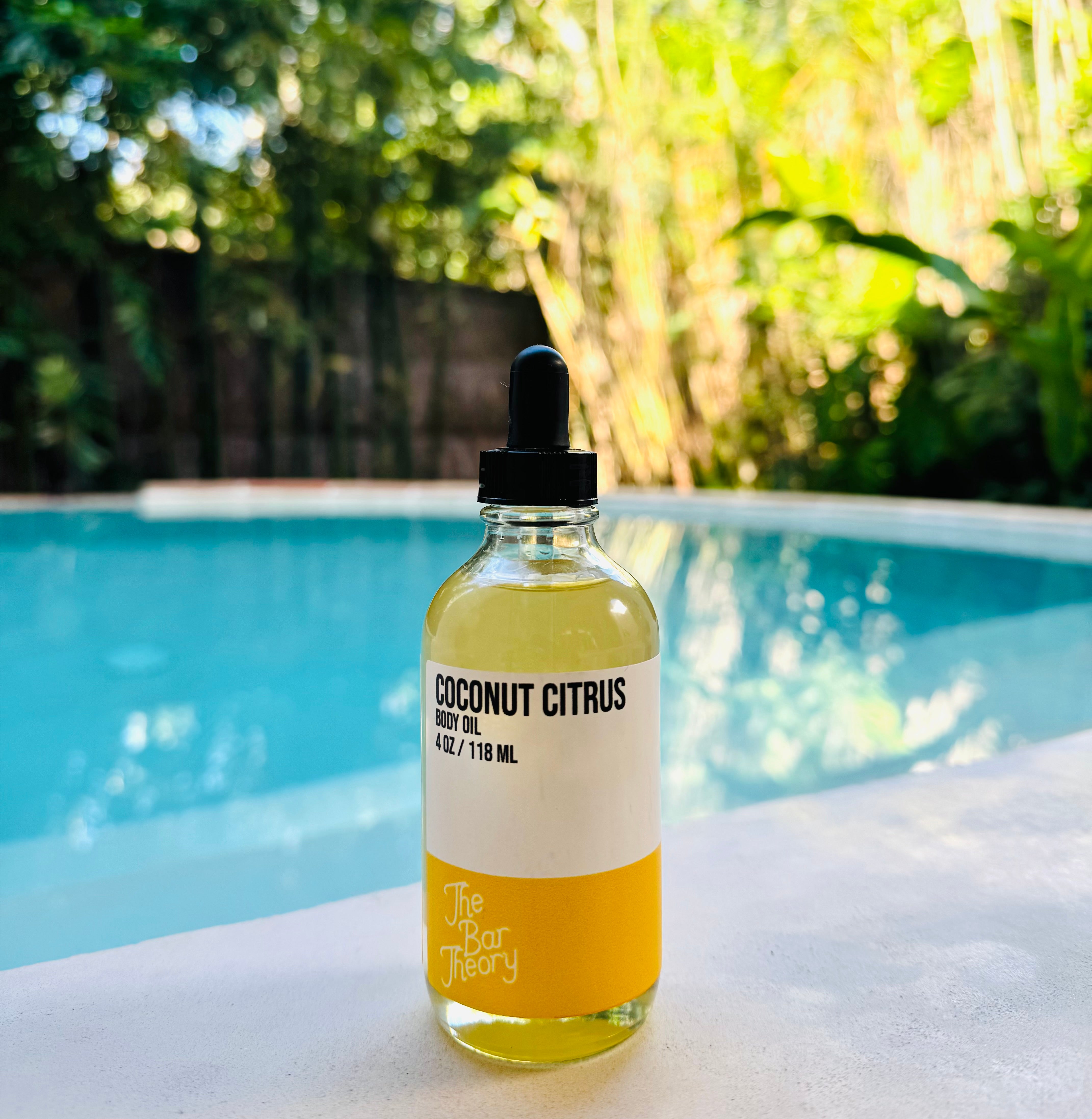 Coconut Citrus Body Oil – BAR THEORY - Bath & Spa Co.